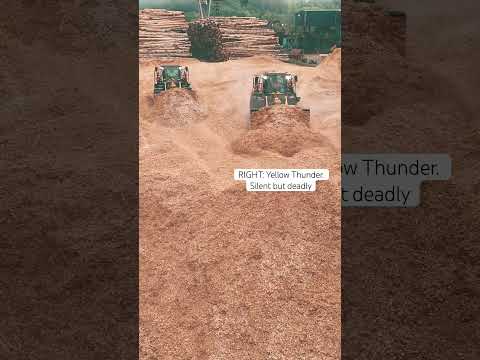 “LUMBER YARD STREET RACE: Loader vs Loader 💨🚜”