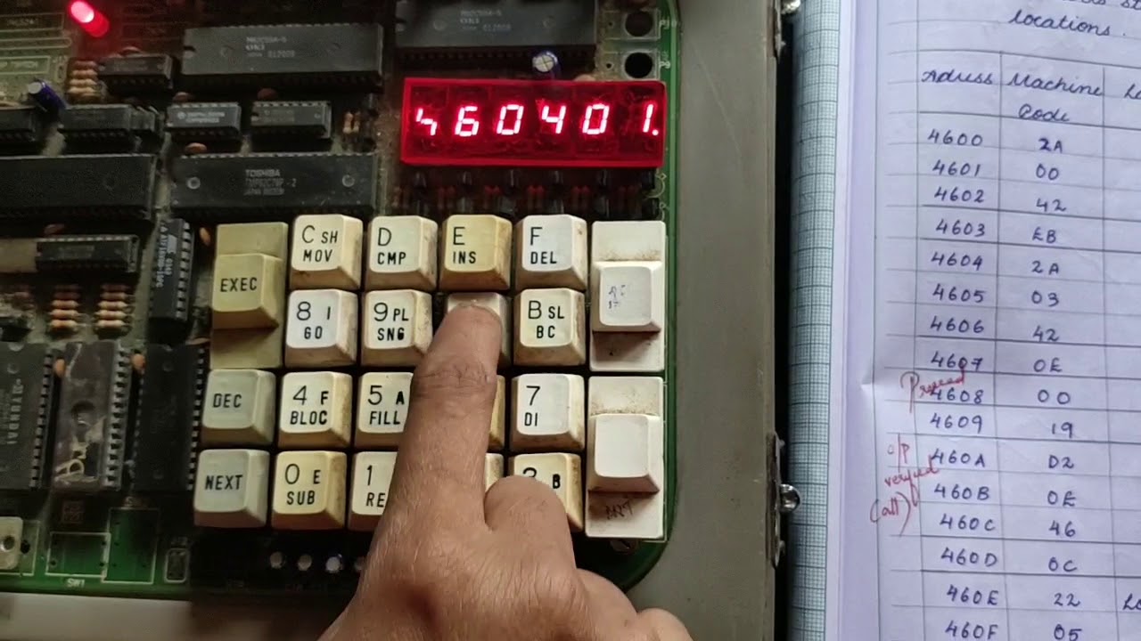 16 bit addition using 8085 microprocessor