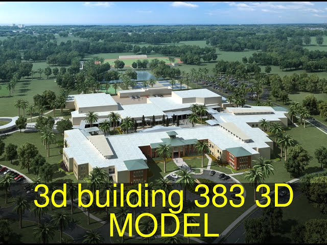 Building 383 3D model on Flatpyramid