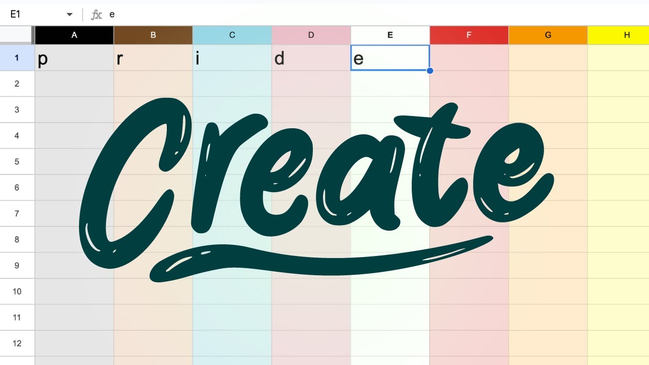 Google Sheets Hack: Create a Dynamic Pride Flag with App Script