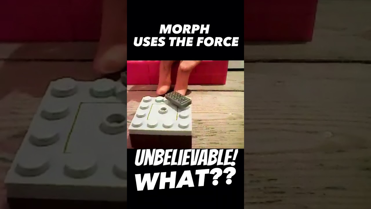 MORPH USES THE FORCE #starwars #movie #shorts