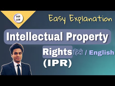 Intellectual Property Rights law in Hindi & English || (IPR) Intellectual Property Law By DA Nandan