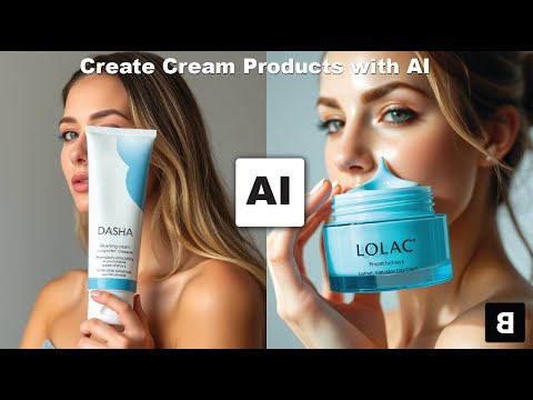 Create a Cream Product with AI - AI Beauty and Cosmetics Product Generator