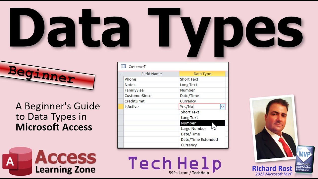 Microsoft Access Data Types for Beginners