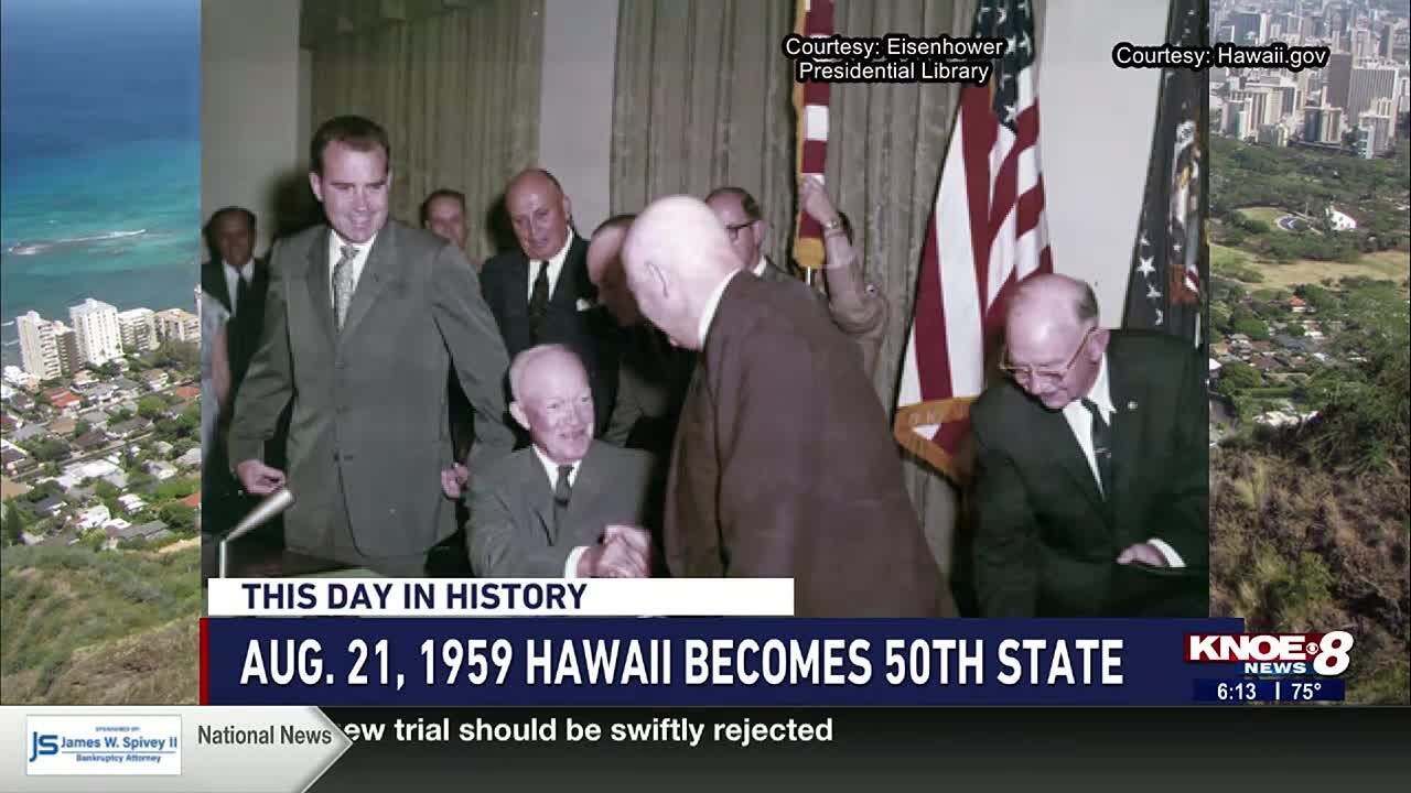 This Day in History: Hawaii becomes the 50th state on Aug. 21, 1959