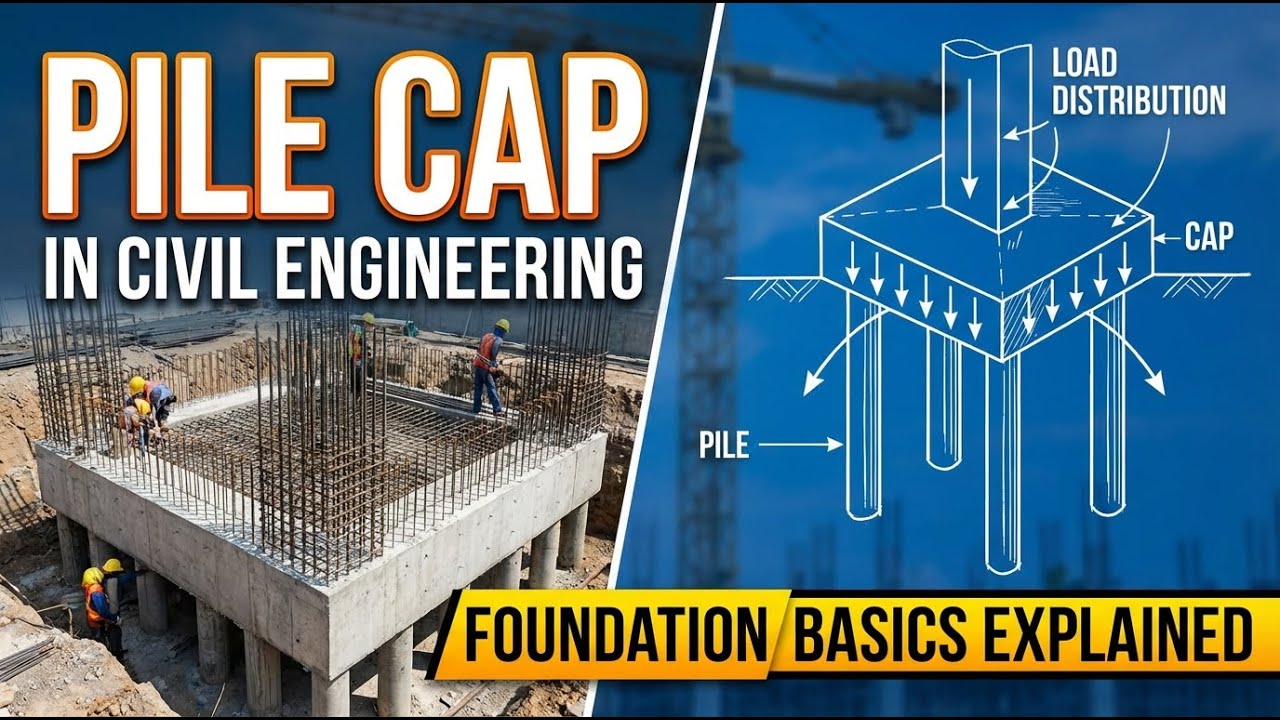 What is Pile Cap? || Construction Civil Engineering