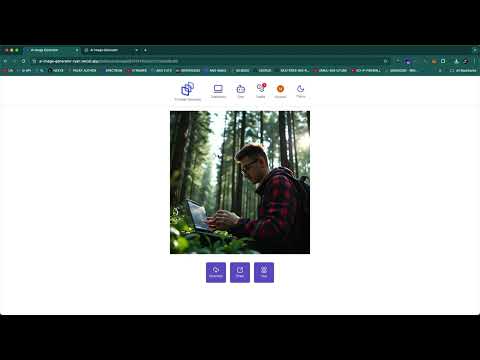 AI Image Generator & Chatbot Preview: NextJs Google Gemini AI OpenAI ReplicateAI Cloudinary MongoDB