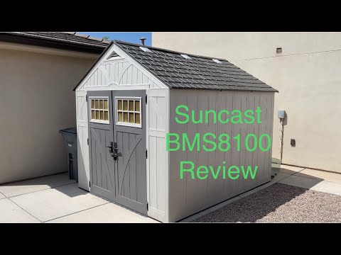Suncast Shed 2 year review BMS8100 8’x10’