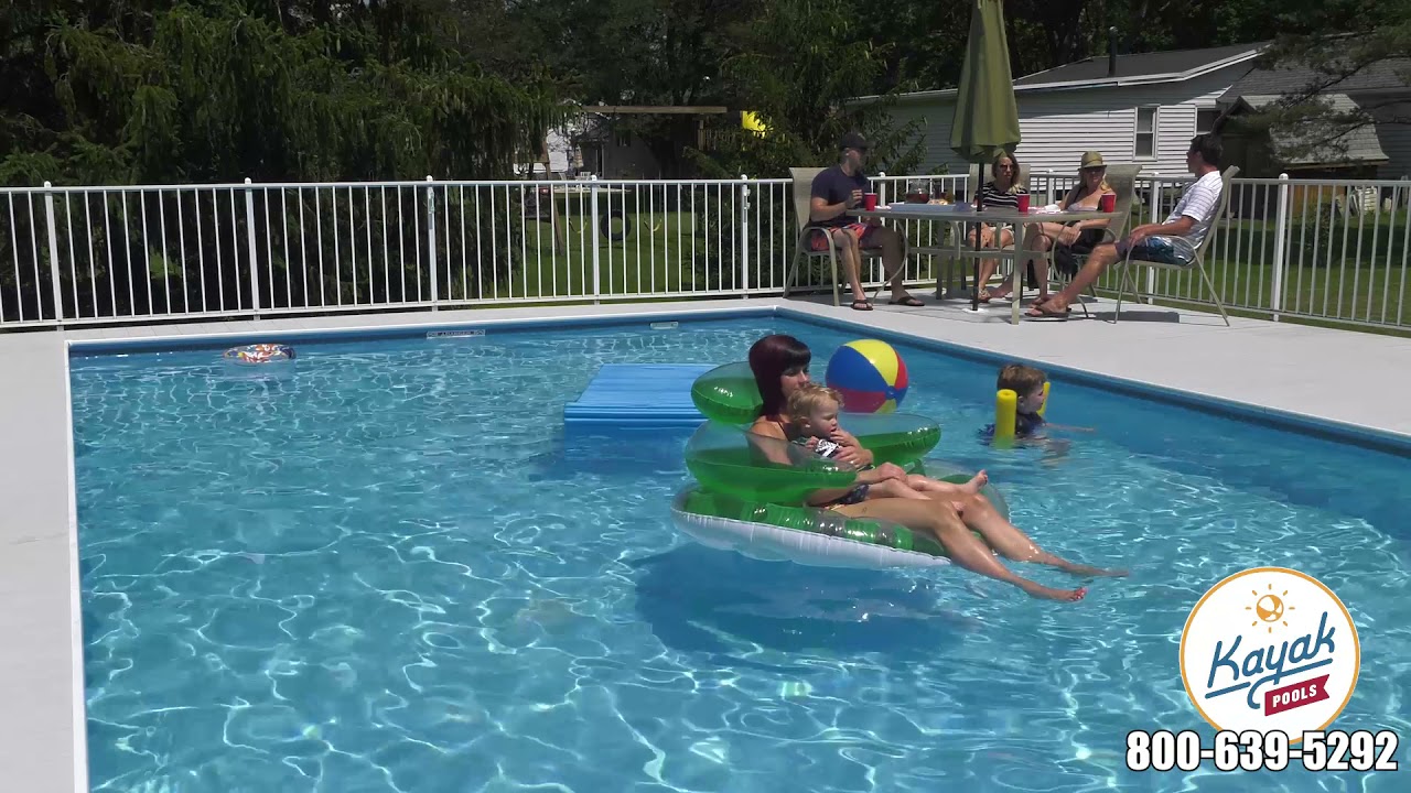 Kayak Pools -quality decking -