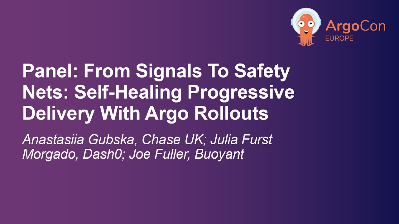 Panel: From Signals To Safety Nets: Self-Healing Progressive... Anastasiia G, Julia Furst M & Joe F