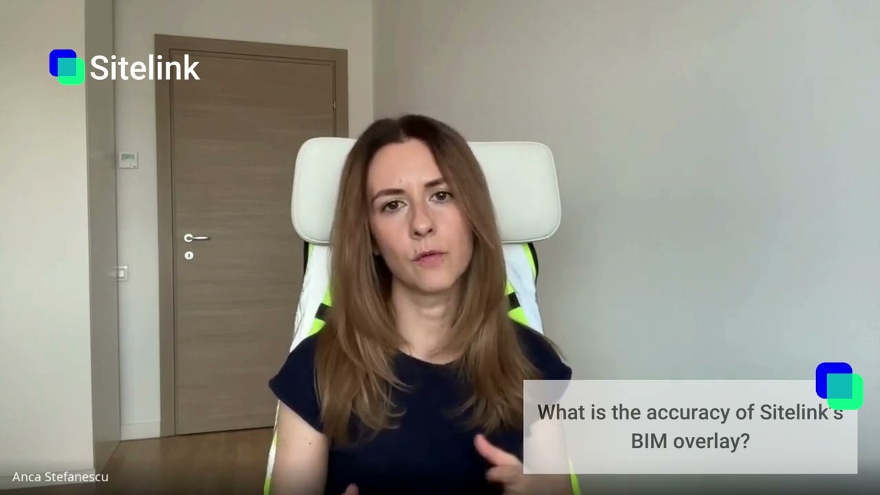 What is the accuracy of Sitelink's BIM overlay?