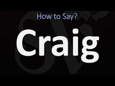 How to Pronounce Craig? (CORRECTLY)