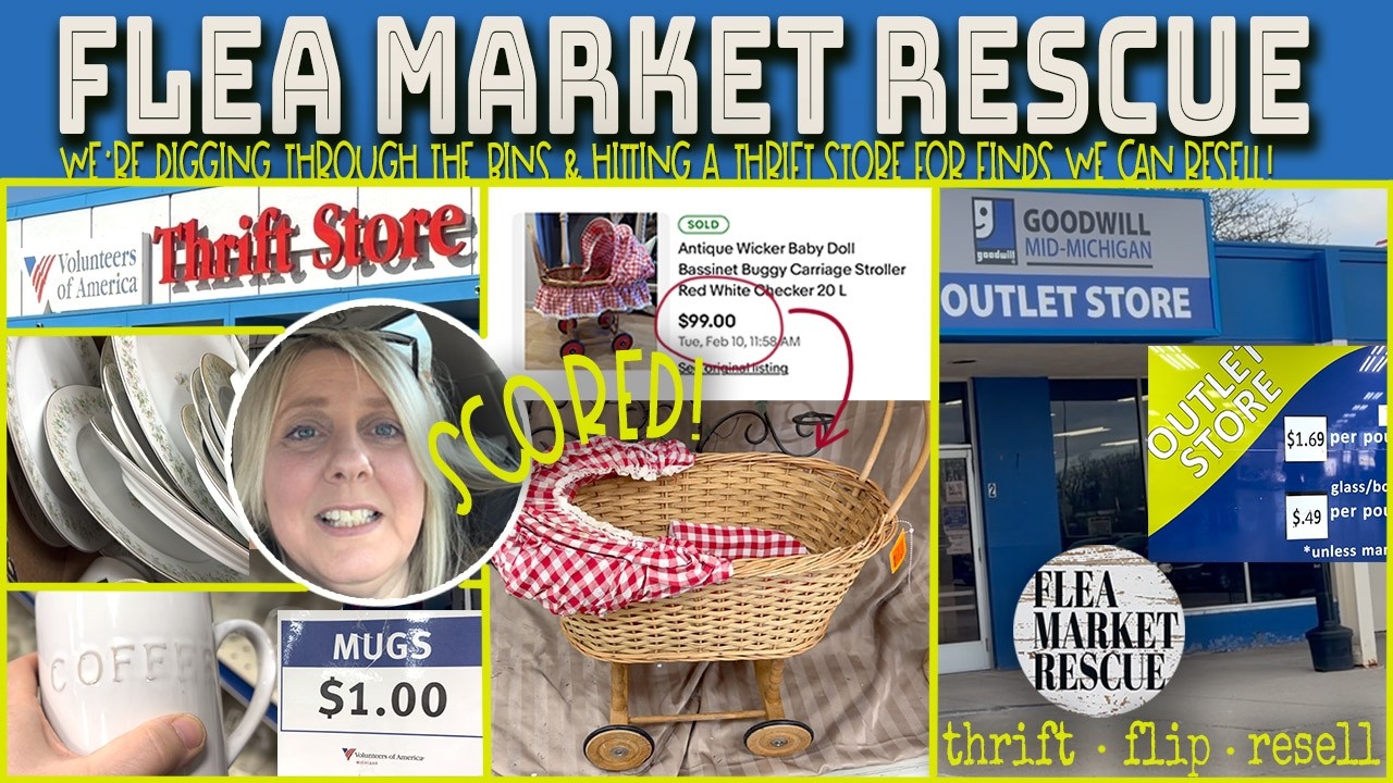 THRIFTING THE GOODWILL BINS AND THE THRIFT STORE FOR THRIFTED HOME DECOR WE CAN RESELL