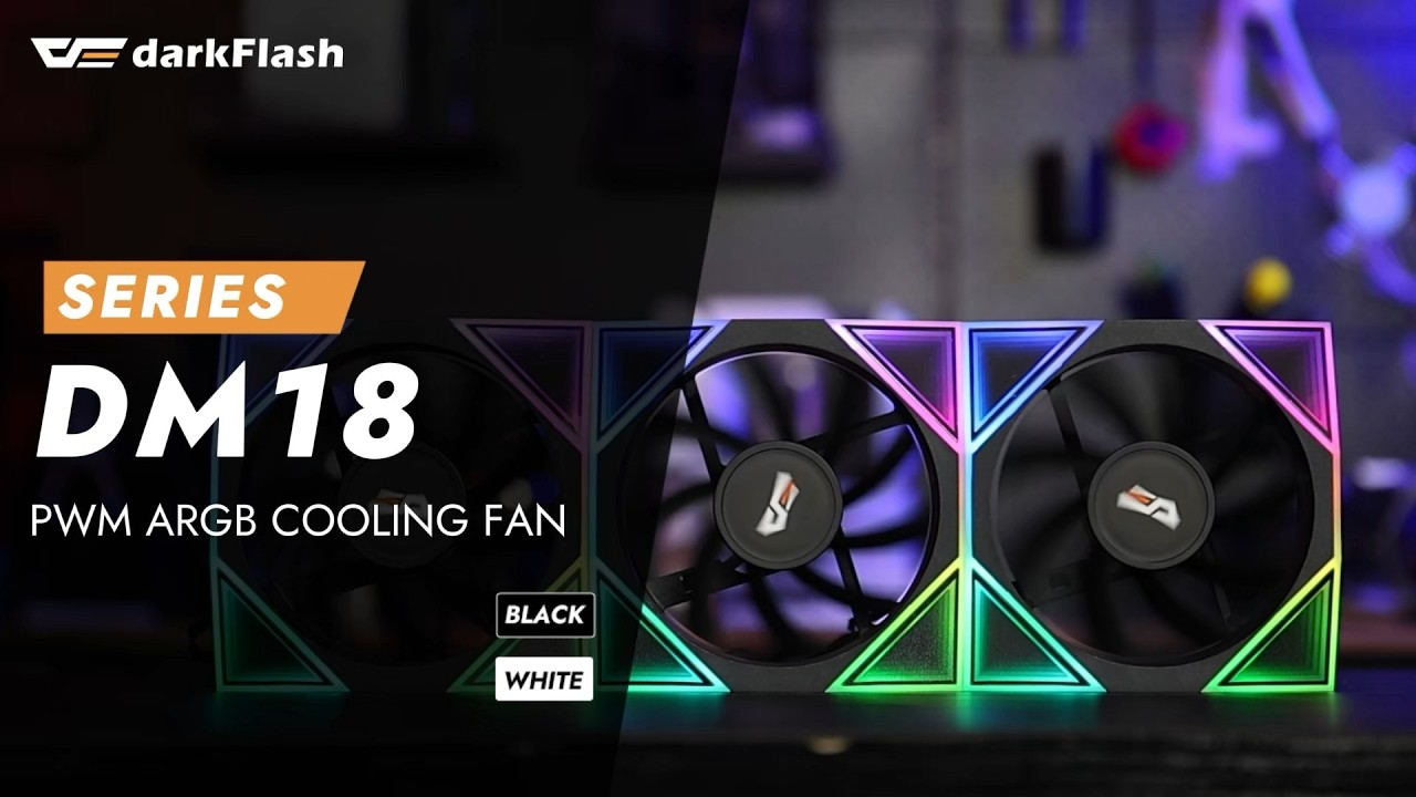 【darkFlash】DM18 Cooling Fan Product Video