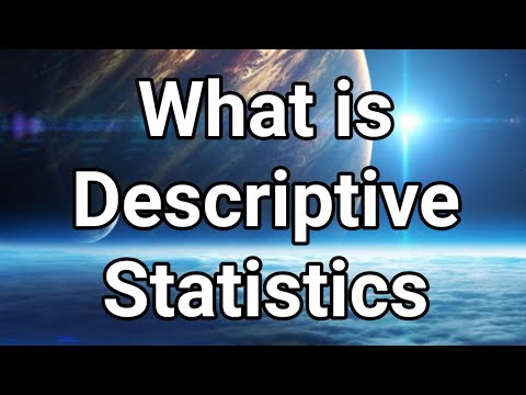 What is Descriptive Statistics. Urdu/ English