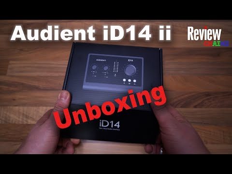 Audient iD14 Mark 2 Unboxing + ID button information