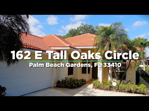 Oaks East Home for Sale: On The Market: 162 E Tall Oaks Circle, Palm Beach Gardens, FL 33410