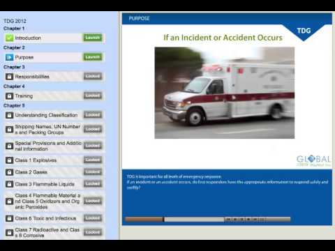TDG for Shippers Carriers Receivers and Handlers Online Course Preview
