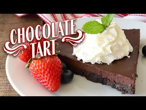 Sweet Tooth? | Homemade Chocolate Tart Recipe | EASY & DELICIOUS 🍫