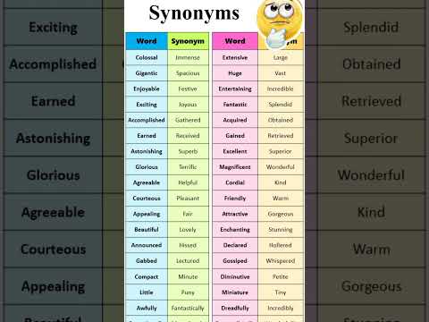 synonyms
