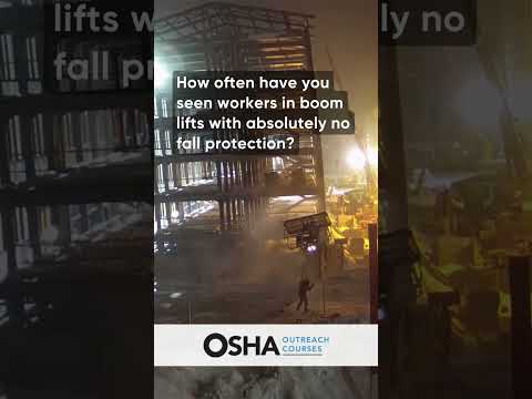 Fall Protection | Safety Harness | Aerial / Boom Lifts | Safety | OSHA 30 | Site Safety