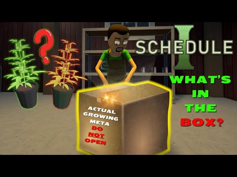 Unboxing the META of Growing in Schedule 1 – Botanist Test Part 1 - Schedule 1 Grow Experiment