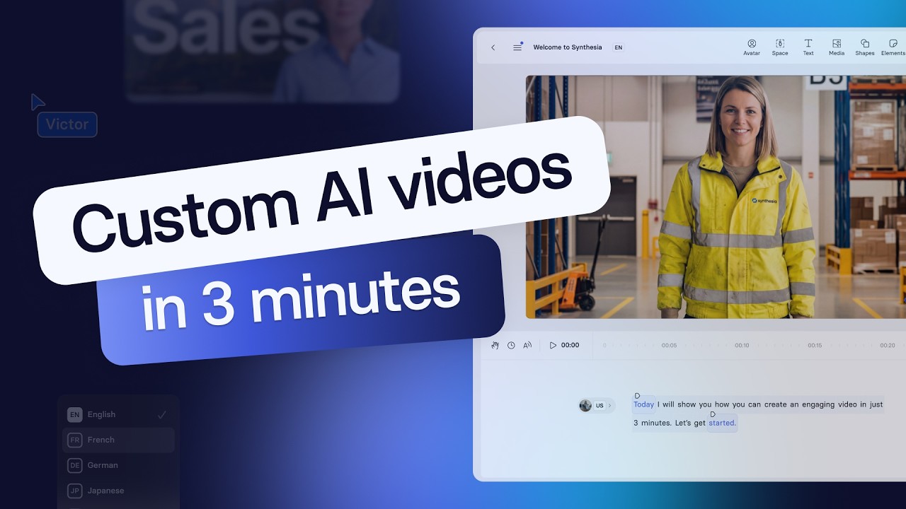 AI Video in 3 Minutes with Synthesia (Full Tutorial)