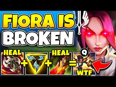 THIS IS WHY FIORA IS THE #1 LOW ELO TOP LANER! (YOU CAN LITERALLY 1V5 THEM)