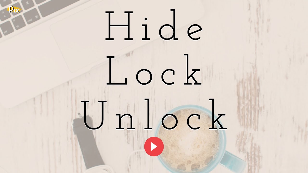 How to Hide, Lock, Unlock Elements in PixTeller Graphic Maker