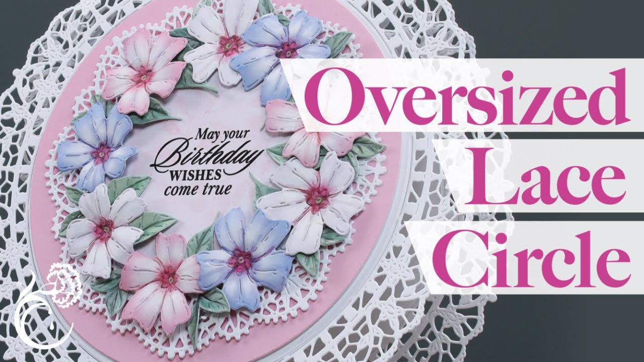 Oversized Lace Circle Frame - Launch Show