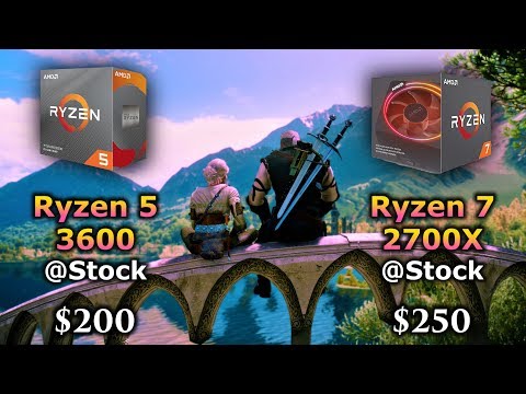 Ryzen 5 3600 vs Ryzen 7 2700X | Tested in 12 PC Games