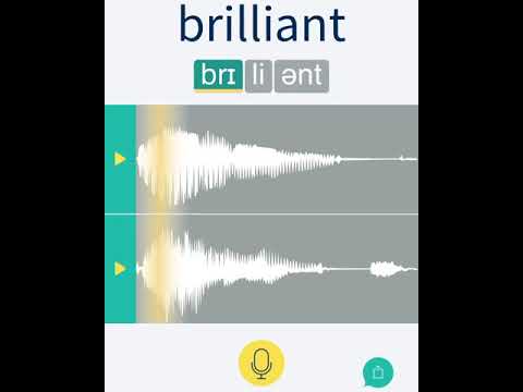 Say It: English Pronunciation app - brilliant. Free download, 100 words; 7-day trial, 70,000 words