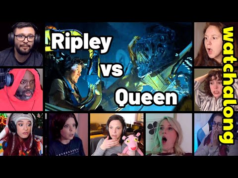 Ripley vs Alien Queen | Aliens (1986) Realtime First Time Movie Reactions