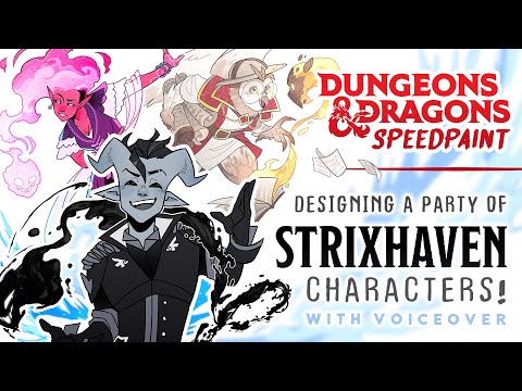 Character Class is in Session! | Strixhaven SPEEDPAINT
