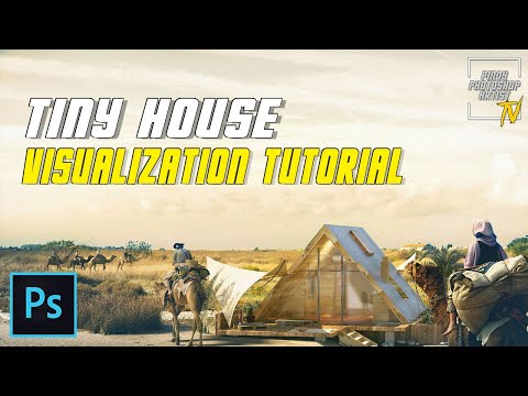 TINY HOUSE Visualization Tutorial | Pinoy Photoshop Artist TV