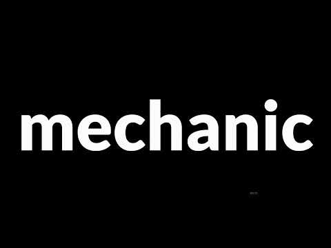 Mechanic Meaning In Urdu | Mechanic Meaning | Mechanic Ka Matlab Kya Hota Hai | Mechanic Urdu Me