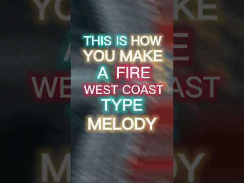 How to make fire west coast melodies #beats #producer #producertok #808 #nipseyhussle #yg #flstudio