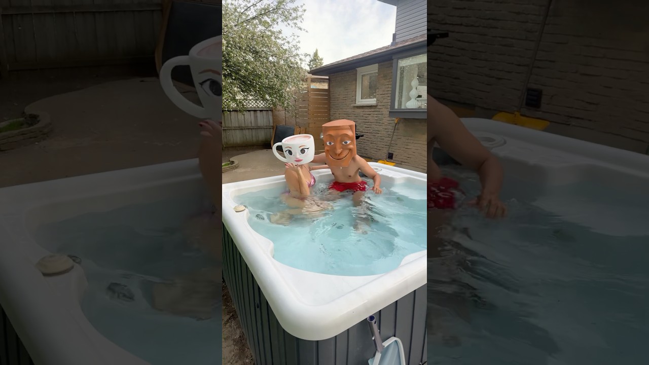 BALLERINA CAPPUCCINA X TUNG TUNG SAHUR CAUGHT IN HOT TUB!!