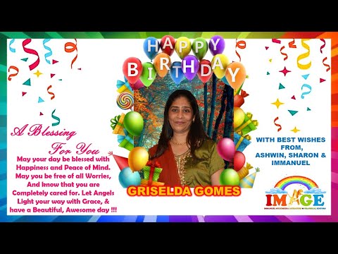 HAPPY BIRTHDAY DEAR GODMA GRISELDA GOMES