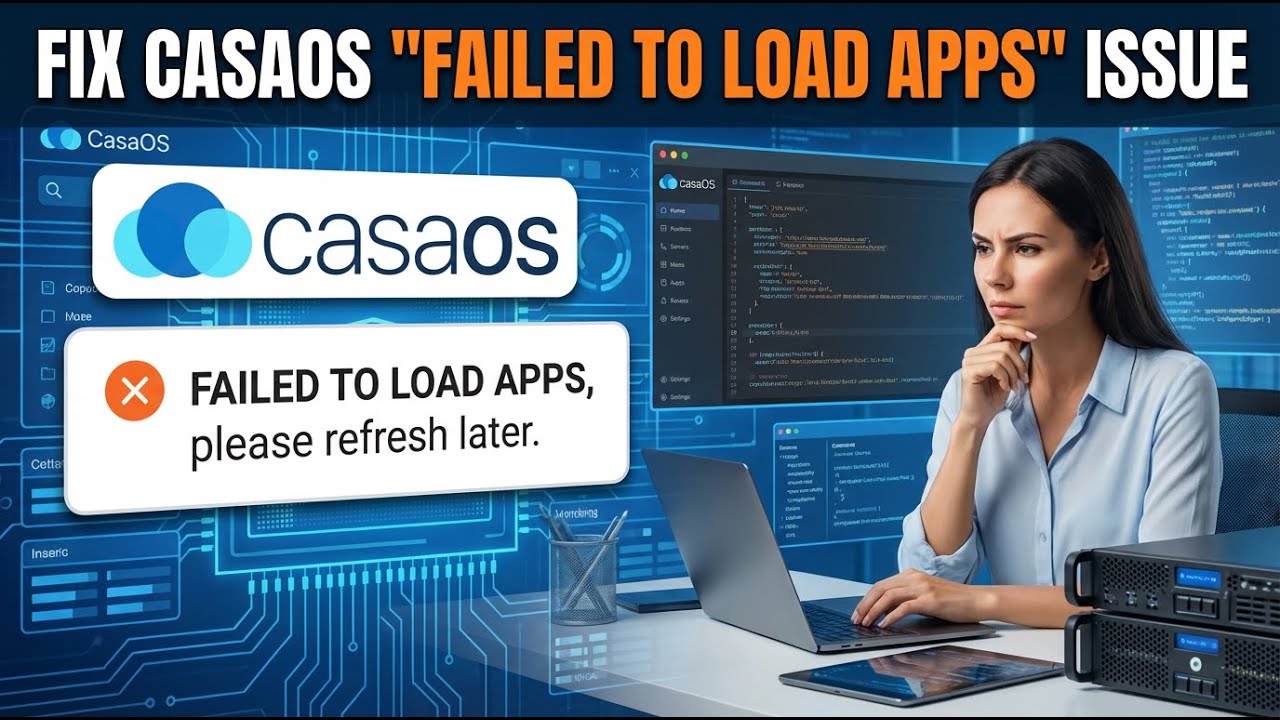 Fix CasaOS Failed To Load Apps ERROR
