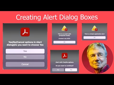 Creating Application Alert Dialog Boxes
