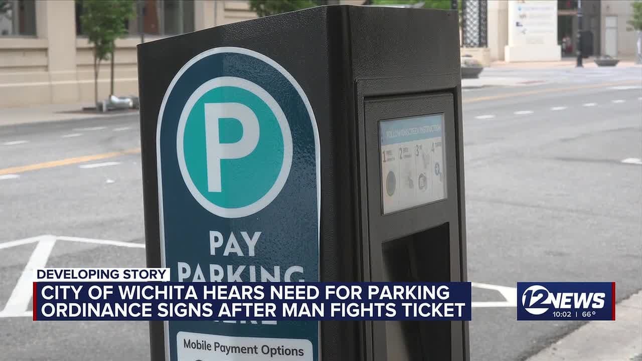 Man fined for violating parking ordinance asks for signage