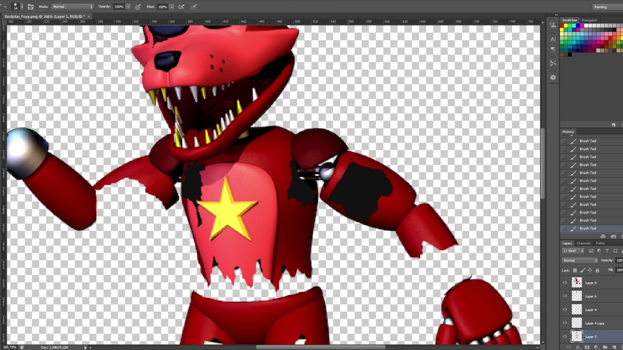 [Speed Edit]Withered RockStar Foxy I FFPS
