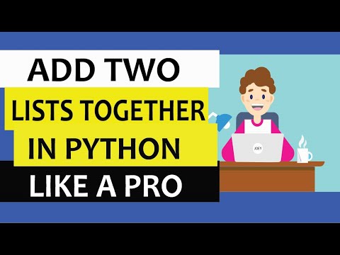 How to add two lists together in Python using one line of code | Python one liners #shorts