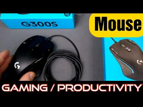 Logitech G300S Optical USB Gaming Productivity Mouse with 9 Customizable Buttons and LED