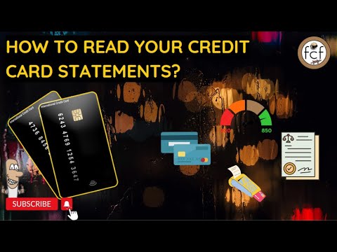 HOW TO READ YOUR CREDIT CARD STATEMENT | CREDIT CARD STATEMENT EXPLAINED
