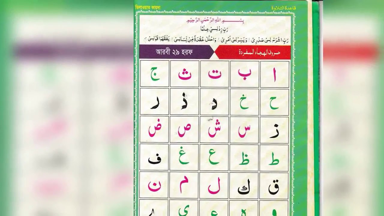 Download Bangla Noorani qaida, bangla qaida pdf, Bangla qaida free download