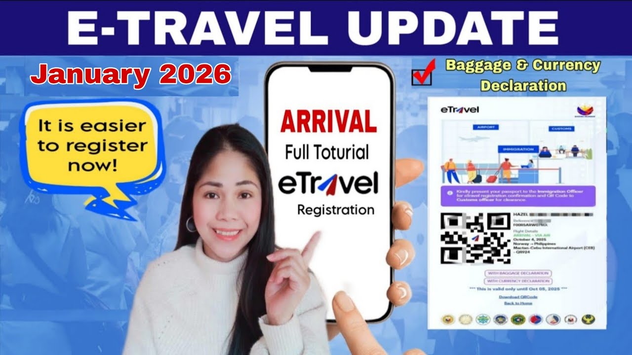 How to Fill Out E-Travel Registration (Philippines Arrival) | Fast & Easy Tutorial 2026 Update