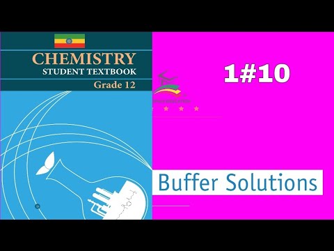 Ethiopian Grade 12 Chemistry 1#10 buffer solution