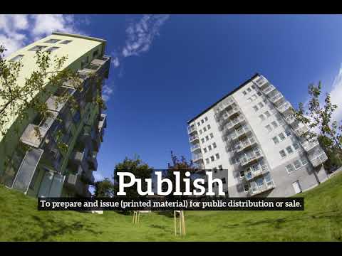 What is Publish? | How Does Publish Look? | How to Say Publish in English?
